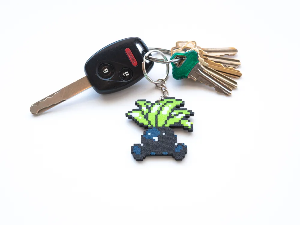 Poke-monster Keychain Pack #23 Growlithe, Oddish - Free 3D Print Model ...