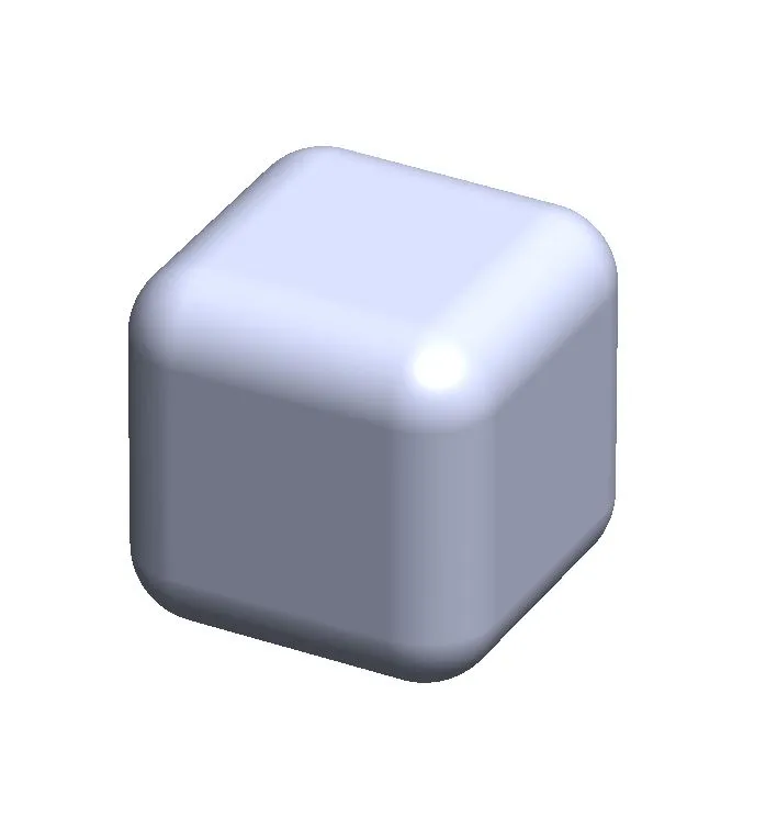 100mm Cube with 20mm Radius All Round by Mike - MakerWorld
