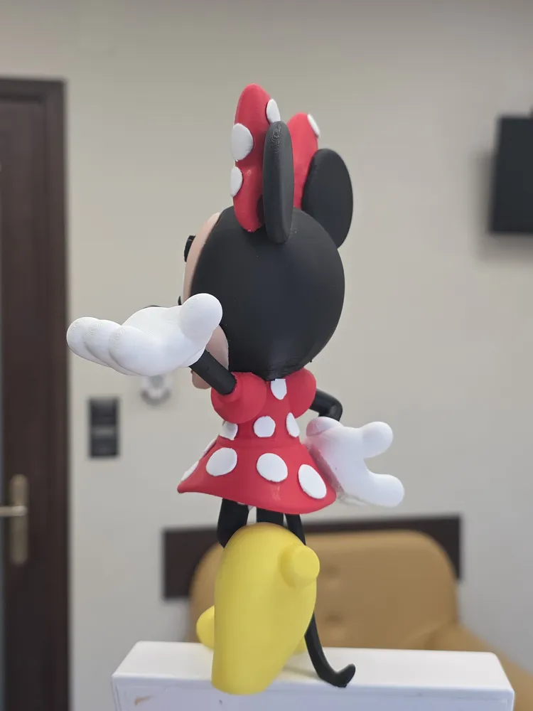Minnie Mouse - No AMS - Easy assembly - Free 3D Print Model - MakerWorld