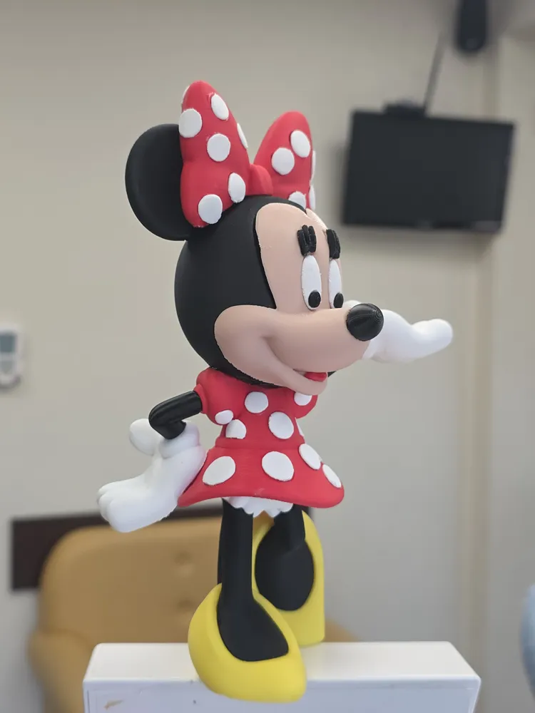 Minnie Mouse - No AMS - Easy assembly - Free 3D Print Model - MakerWorld