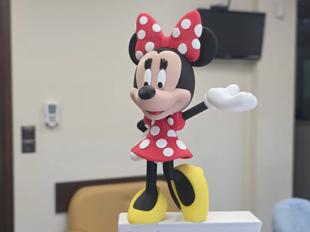 Minnie Mouse - No AMS - Easy assembly - Free 3D Print Model - MakerWorld