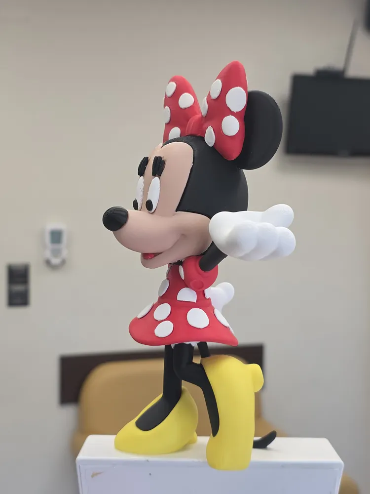 Minnie Mouse - No AMS - Easy assembly - Free 3D Print Model - MakerWorld
