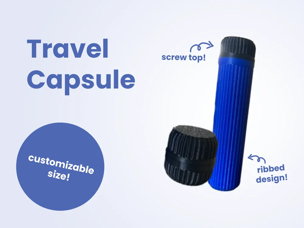 Completely Customizable Capsule Container by ModMonster MakerWorld ...