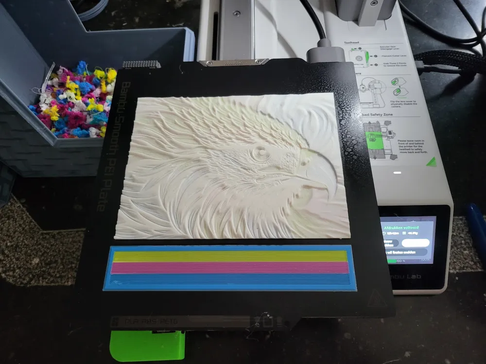 Eagle CMYK Lithophane by Nic-e-Create - MakerWorld