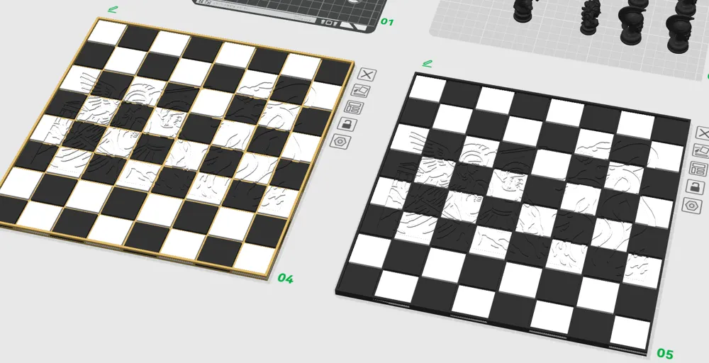 Ancient Greek chess by lorddrakkonbe MakerWorld: Download Free 3D Models