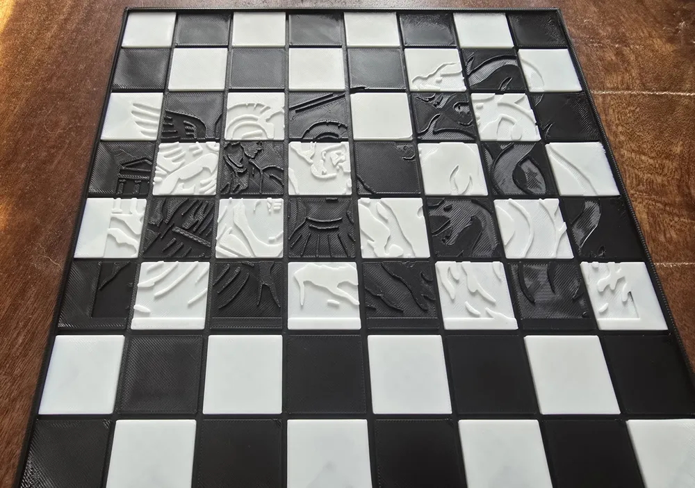 Ancient Greek chess by lorddrakkonbe MakerWorld: Download Free 3D Models