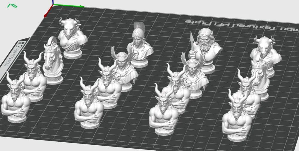 Ancient Greek chess by lorddrakkonbe MakerWorld: Download Free 3D Models