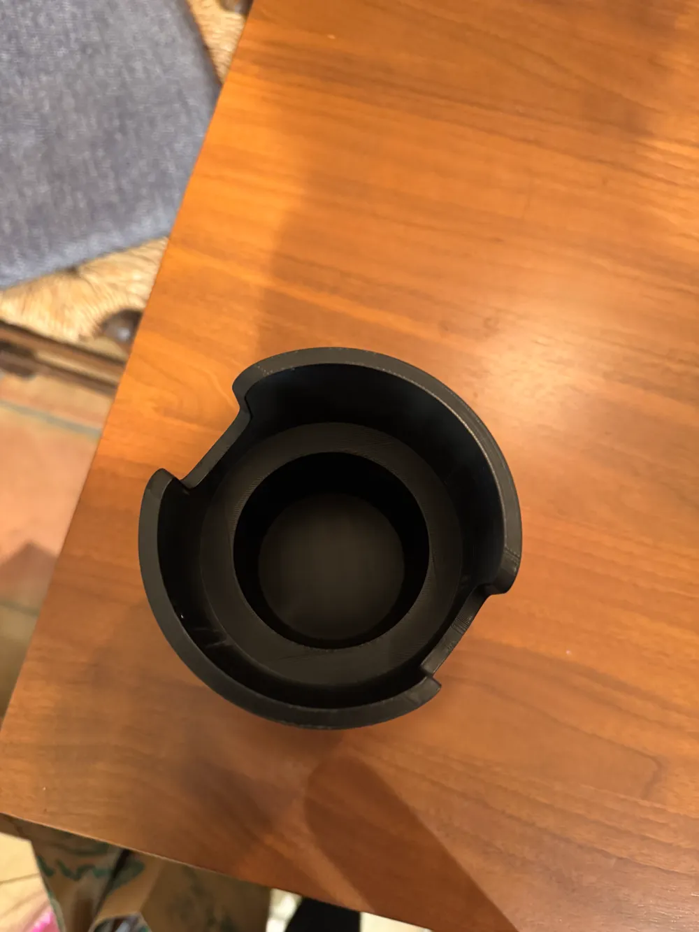 Parametric Cup Holder Adapter with text - Free 3D Print Model - MakerWorld