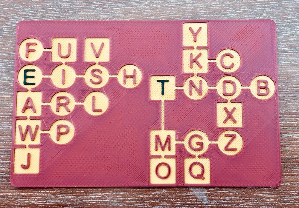 Morse Decoding And Learning Card, No AMS Needed by machtrim - MakerWorld