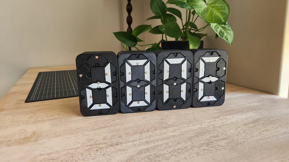 3D Printed Electromechanical 7-Segment Display - Free 3D Print Model ...