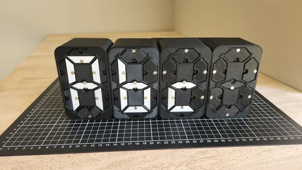 3D Printed Electromechanical 7-Segment Display - Free 3D Print Model ...