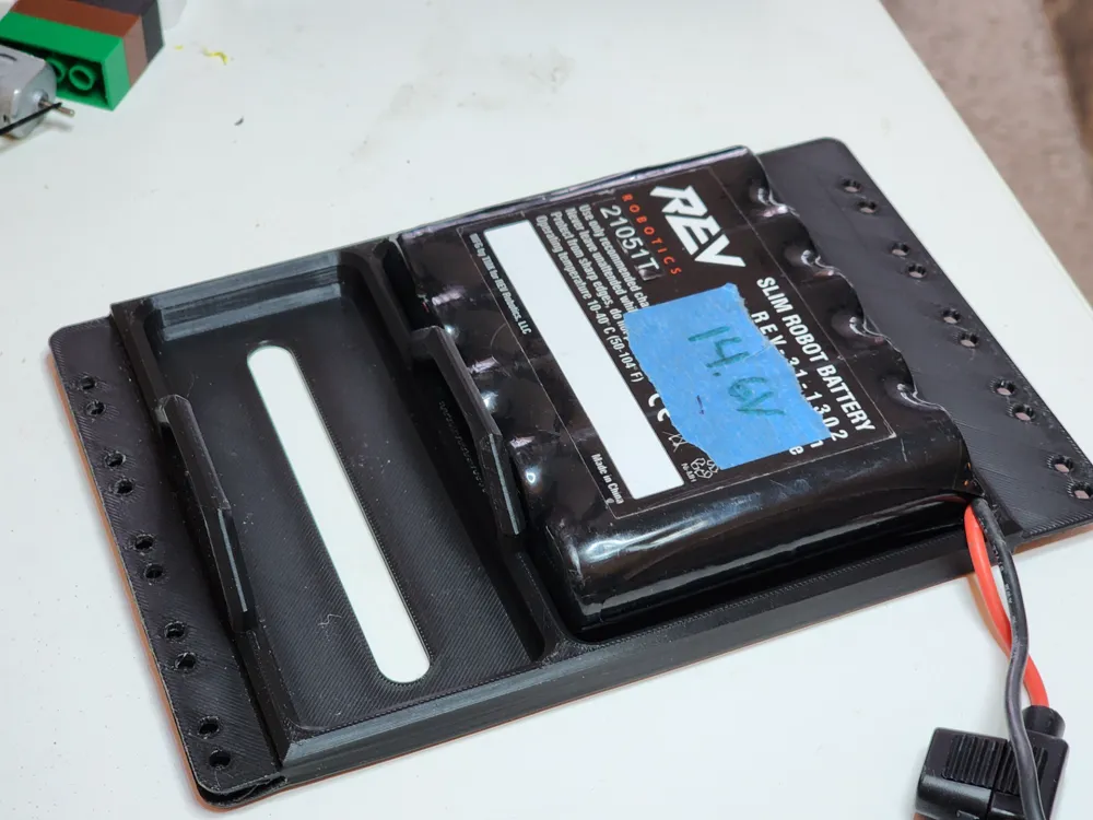 Gobuilda Battery Plate by I Am Not A Robot - MakerWorld