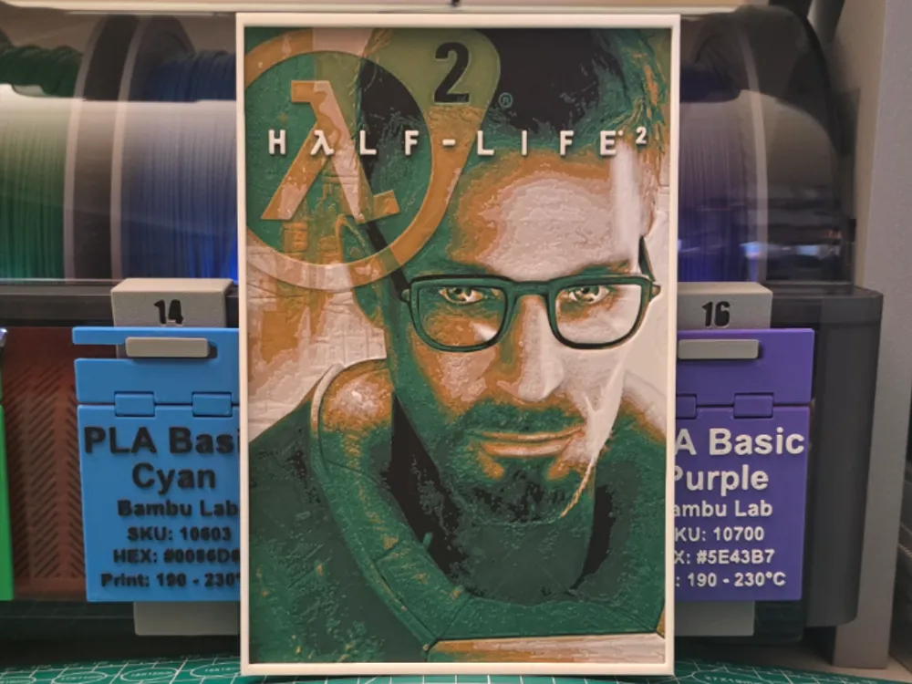 Half-Life 2 Poster - Hueforge Art by Lumpy3D - MakerWorld