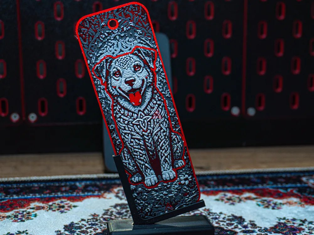 Celtic Knot Dog Bookmark - Free 3D Print Model - MakerWorld