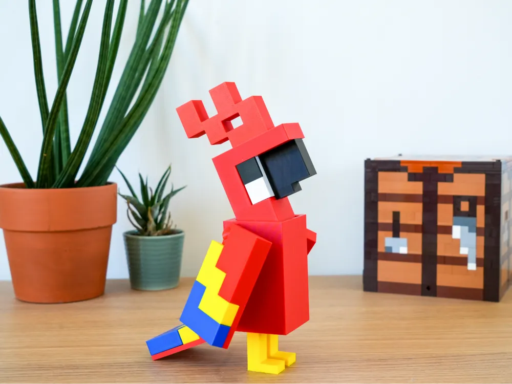 Parrot Minecraft by Quoiprint MakerWorld: Download Free 3D Models