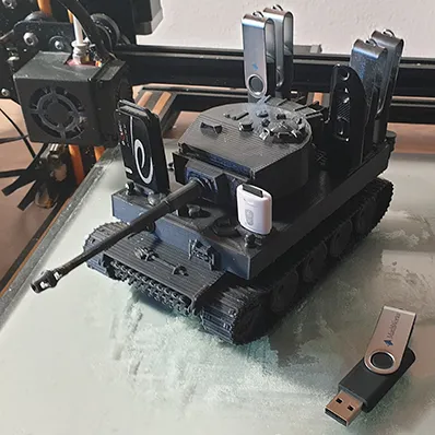 USB Tiger 1 Tank by Kurzhalsgiraffe - MakerWorld
