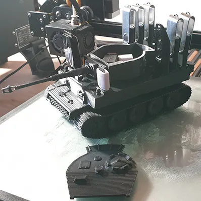 USB Tiger 1 Tank by Kurzhalsgiraffe - MakerWorld