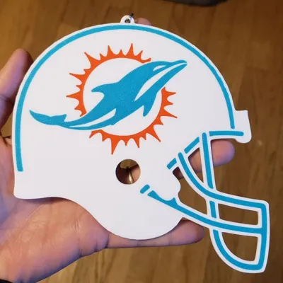 Miami Dolphins Coaster by CYBR3D - MakerWorld