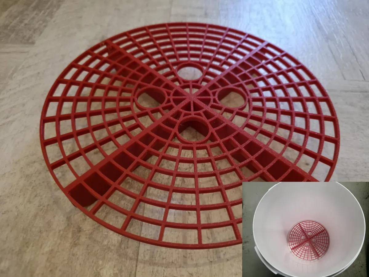 Bucket grit guard for car wash - Free 3D Print Model - MakerWorld