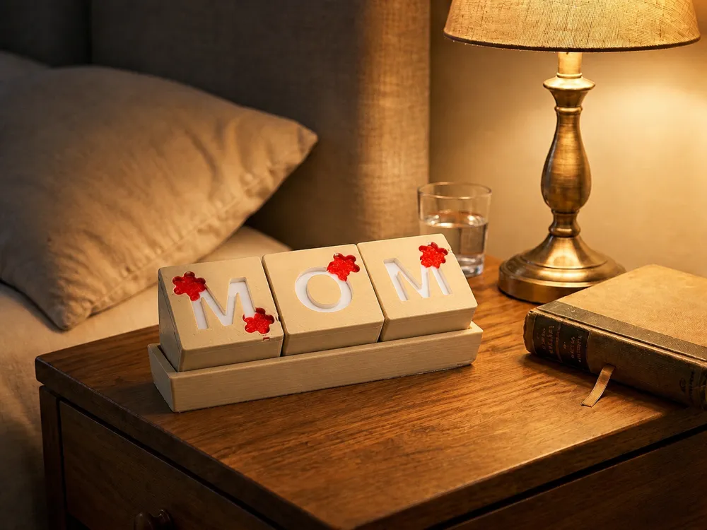 Mom Clicker & Block Gift Set - Mother's Day - Free 3D Print Model ...