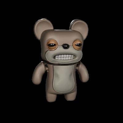 Teddy Bear Nightmare Fuggler Figure monstre laid - Modèle d'Impression ...