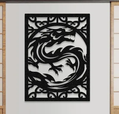 dragon wall art by Xasmukarman - MakerWorld