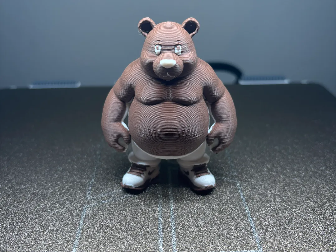 CHUBBY BEAR - Free 3D Print Model - MakerWorld