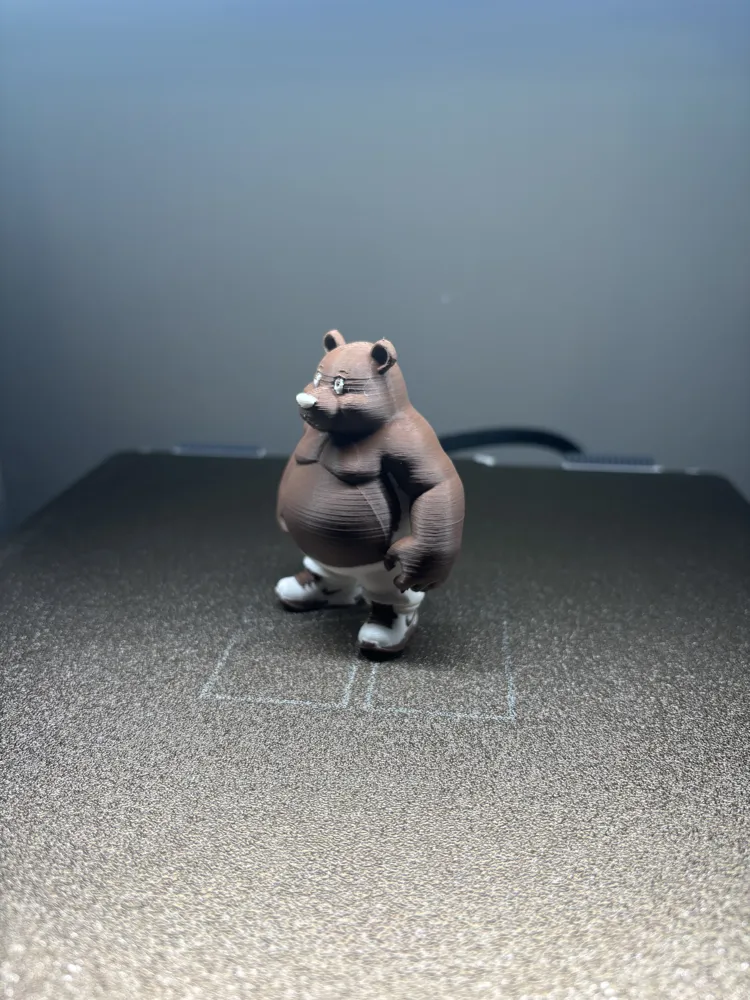 CHUBBY BEAR - Free 3D Print Model - MakerWorld