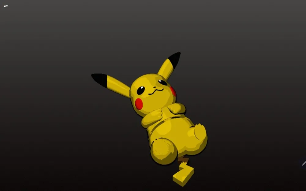 Pikachu Mini Flexi Adorable - Free 3D Print Model - MakerWorld
