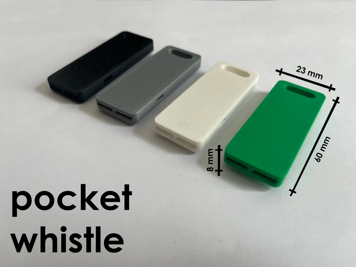 pocket whistle - Free 3D Print Model - MakerWorld