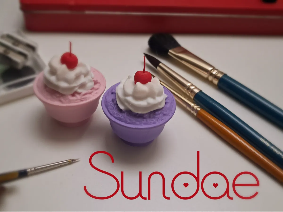 Sundae - Free 3D Print Model - MakerWorld