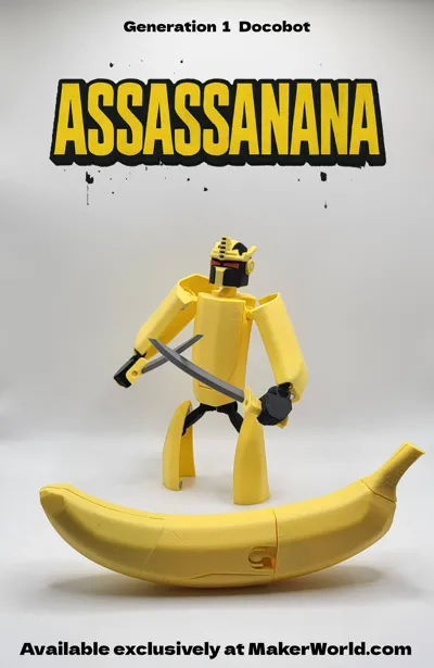 G1 Docobot: Assassanana by Dr Operator MakerWorld: Download Free 3D Models