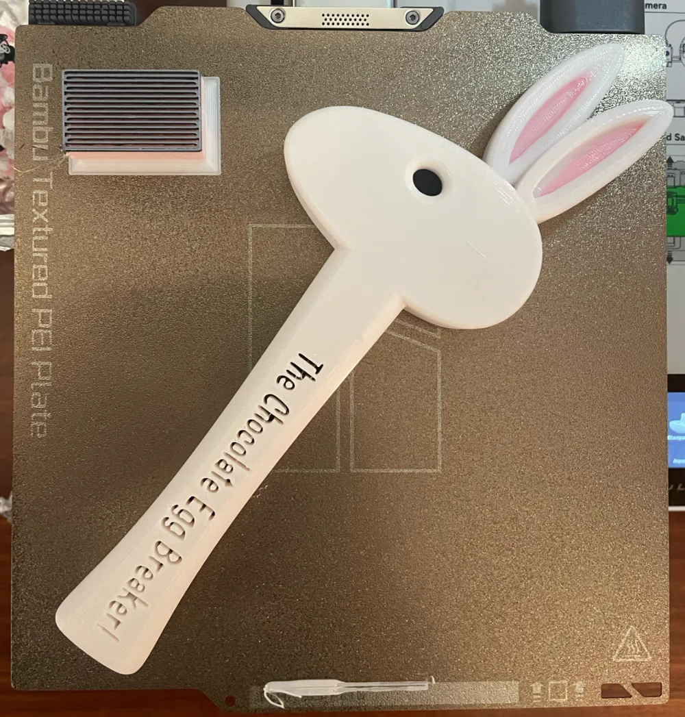 "The Chocolate Egg Breaker!" Rabbit Hammer by MM_3DP - MakerWorld