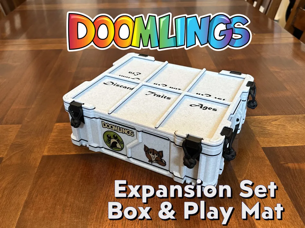 Doomlings Expansion Set Box & Play Mat by MakeItSlow MakerWorld: Download Free 3D Models
