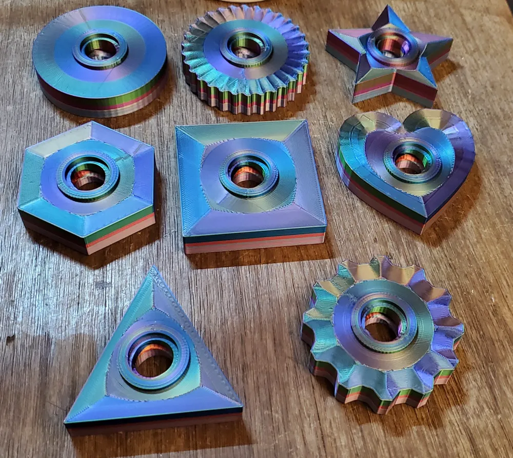 Shapes On A Screw / Threaded Post by N* [Norkius] MakerWorld: Download ...