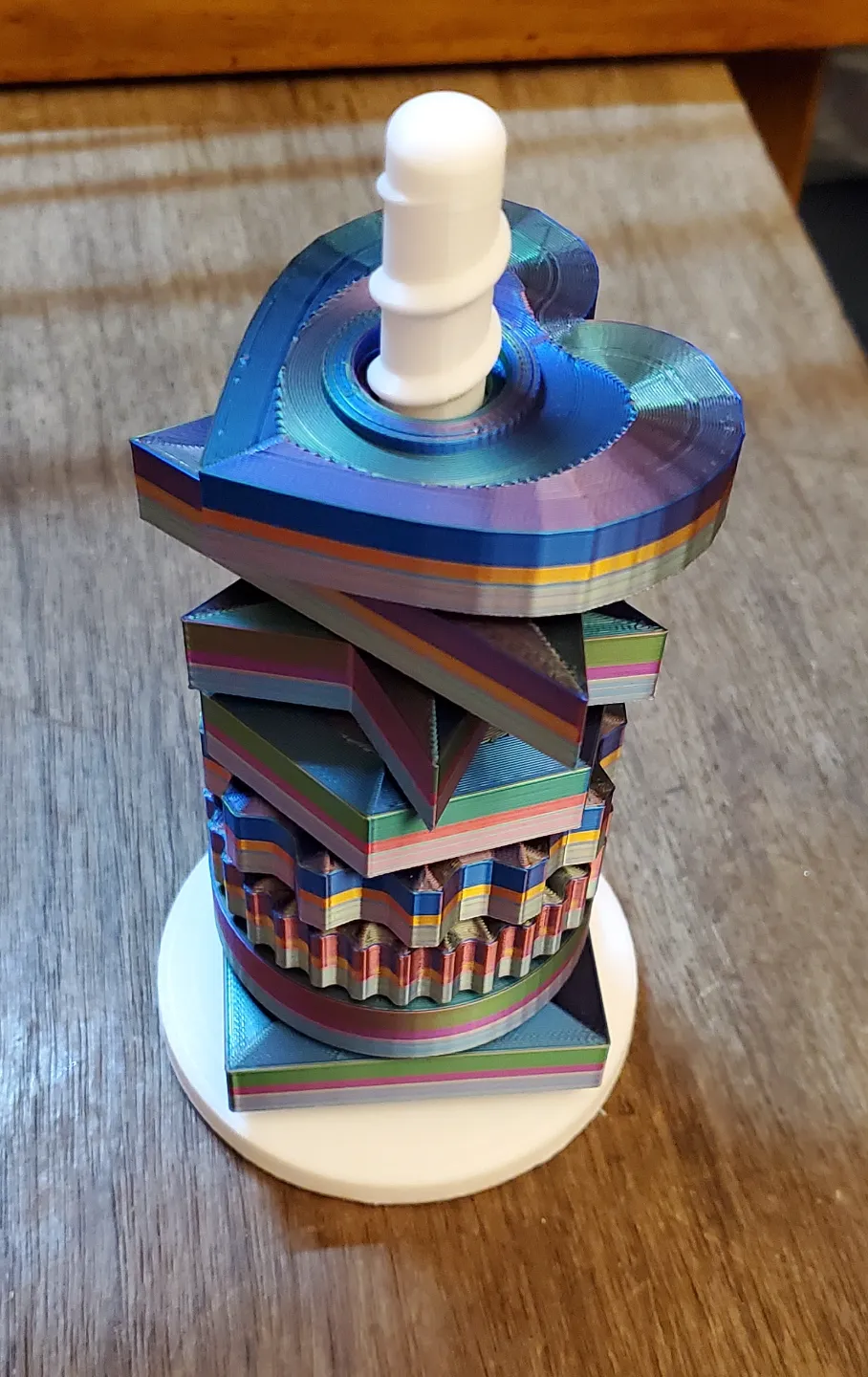 Shapes On A Screw / Threaded Post by N* [Norkius] MakerWorld: Download ...