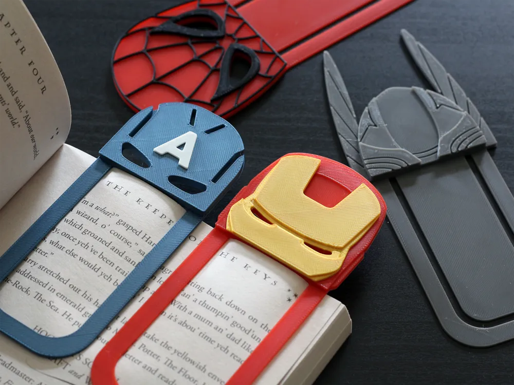 Avengers Bookmarks by AlexT MakerWorld: Download Free 3D Models