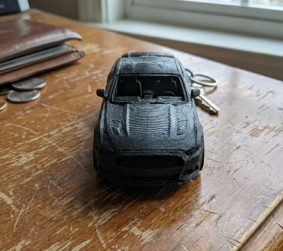 Pocket Muscle: Mustang GT Keychain - High Detail - Free 3D Print Model ...