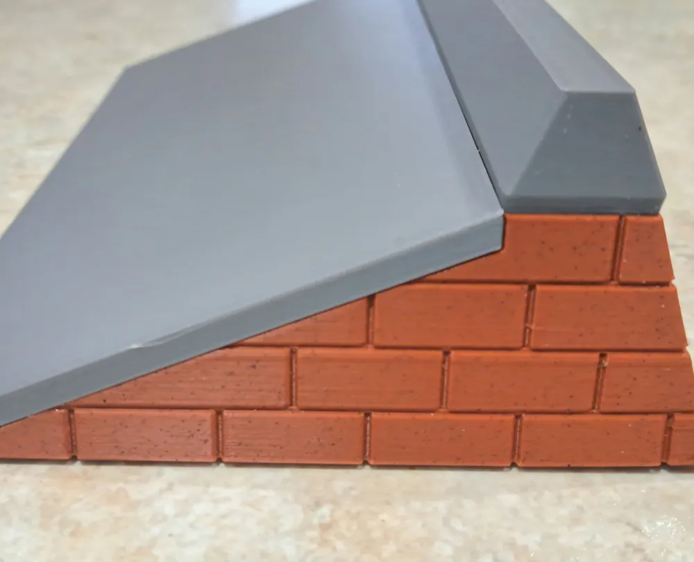 Fingerboard Ramp with Concrete Parking Block - Free 3D Print Model ...