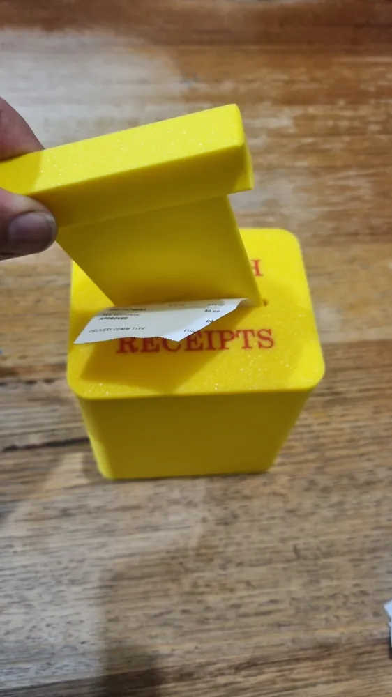 Receipt Box by LMA Prints MakerWorld: Download Free 3D Models