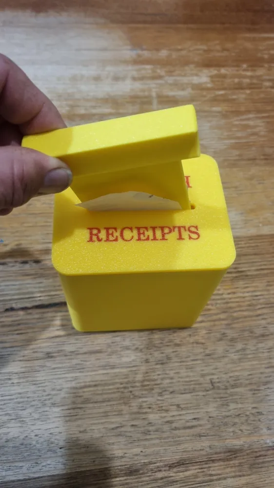 Receipt Box by LMA Prints MakerWorld: Download Free 3D Models