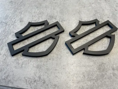 Harley Davidson Shield Logo by Industriee - MakerWorld