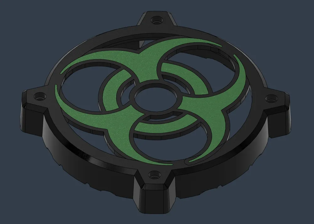 Kicker 5.25 Biohazard Grill for Apache 1800 - Free 3D Print Model ...