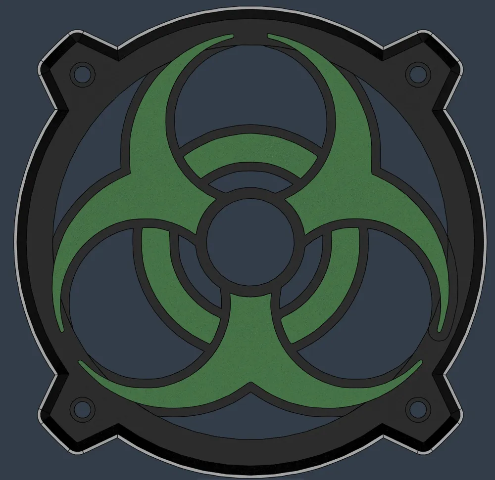 Kicker 5.25 Biohazard Grill for Apache 1800 - Free 3D Print Model ...