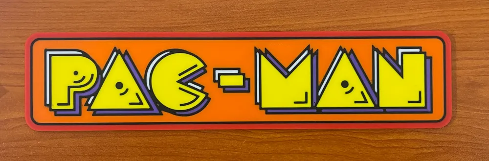 Pacman Logo by DarkLink - MakerWorld