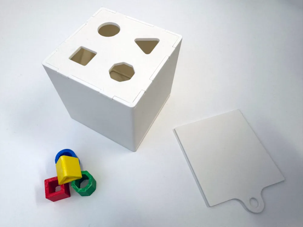 Shape Sorting Box by Tinkerer Designs - MakerWorld