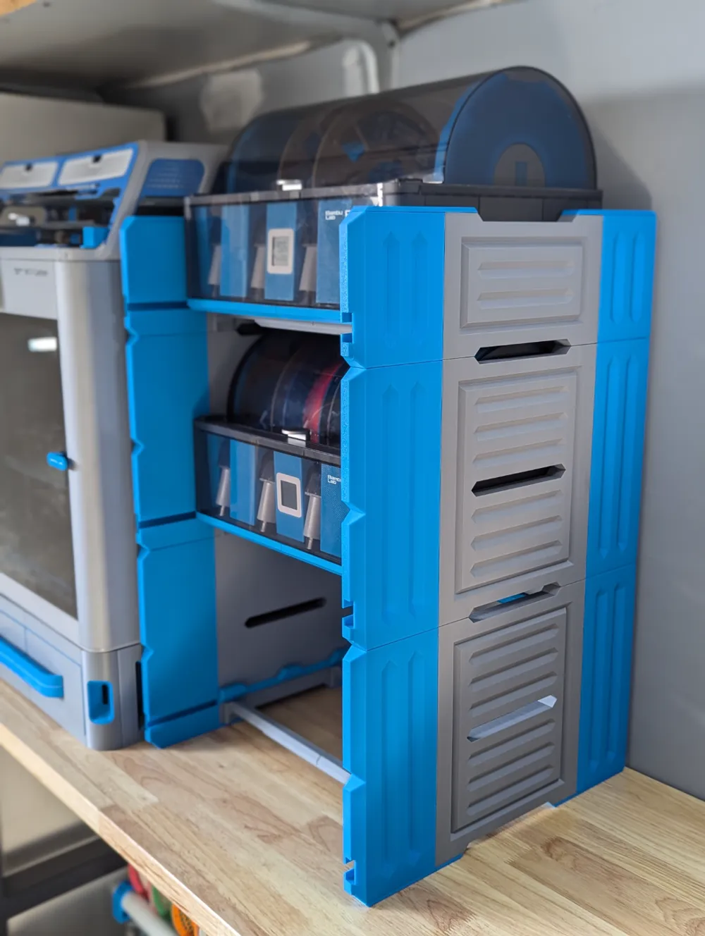 AMS Stacking System Roller Edition by RabidRabbit MakerWorld: Download ...