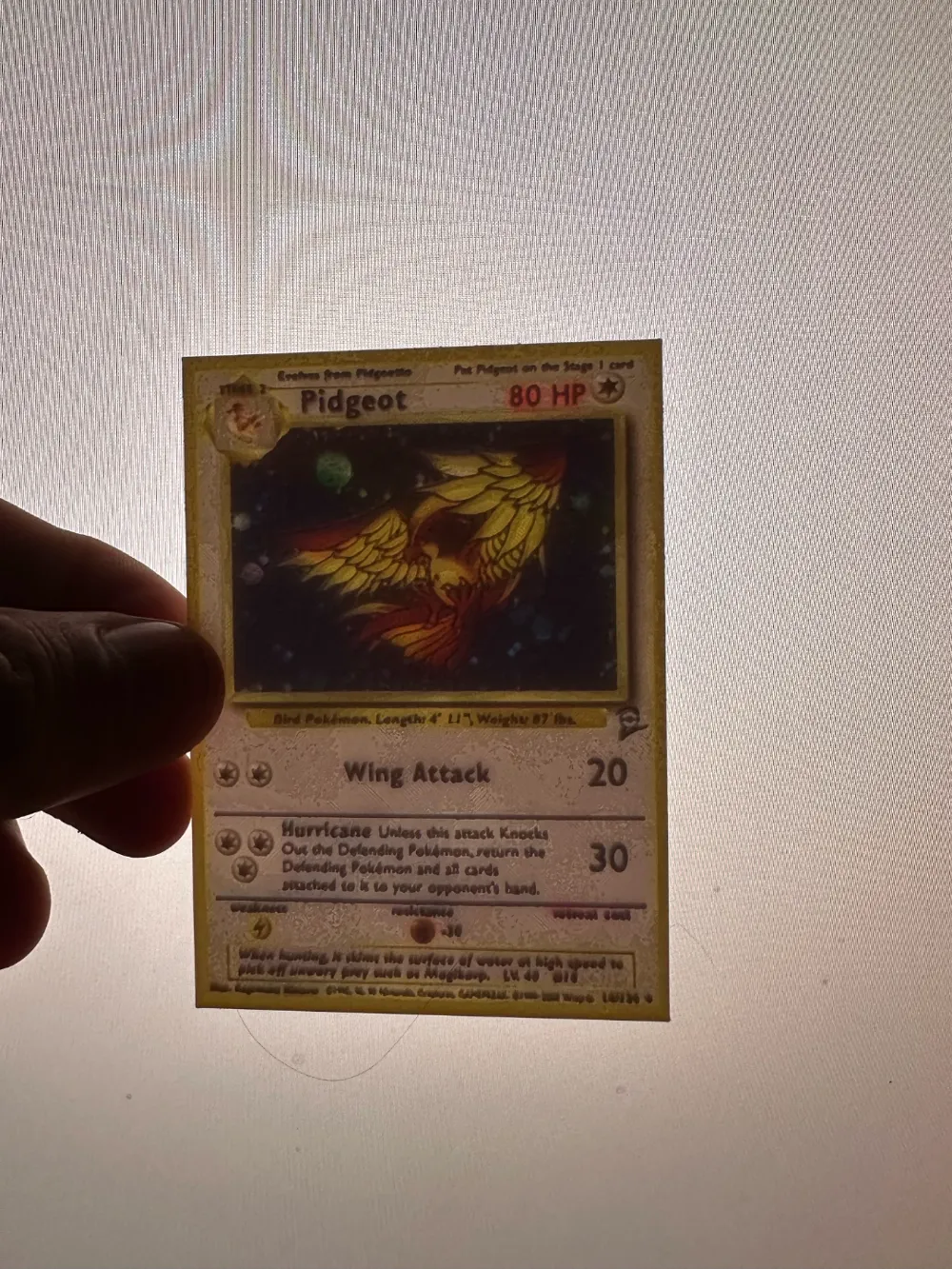 Pidgeot Pokemon Card Lithophane by thatguy08 - MakerWorld