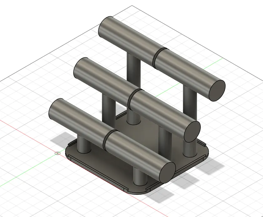 Jewelry, Bracelet & Watch Stand (Version 2) - Free 3D Print Model ...