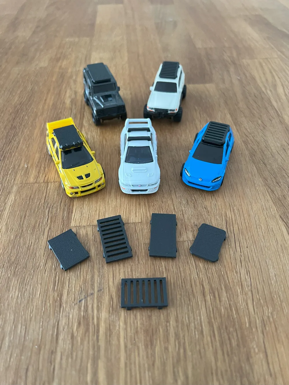 roof racks 1/64 hotwheels majorette matchbox siku - Free 3D Print Model ...